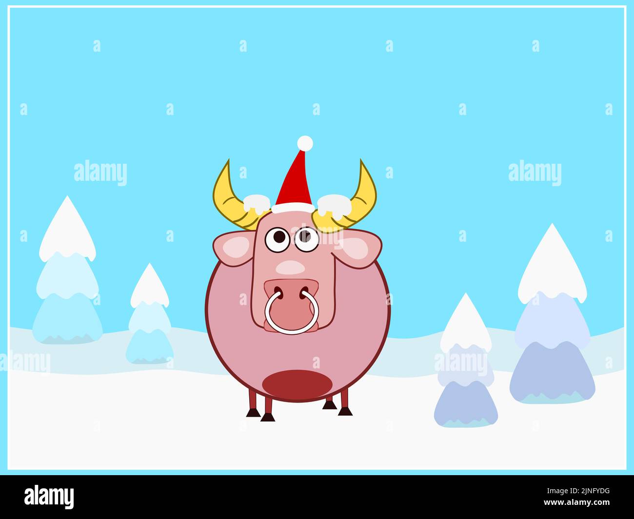 Bull funny cartoon hi-res stock photography and images - Alamy