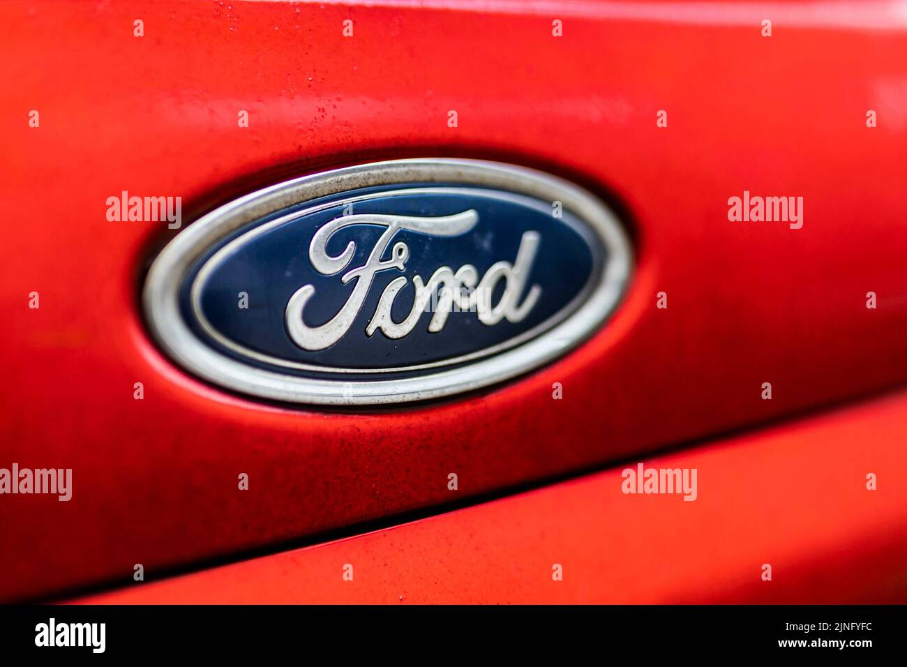 Berlin, Deutschland. 01st Feb, 2022. Ford logo, photographed in Berlin ...