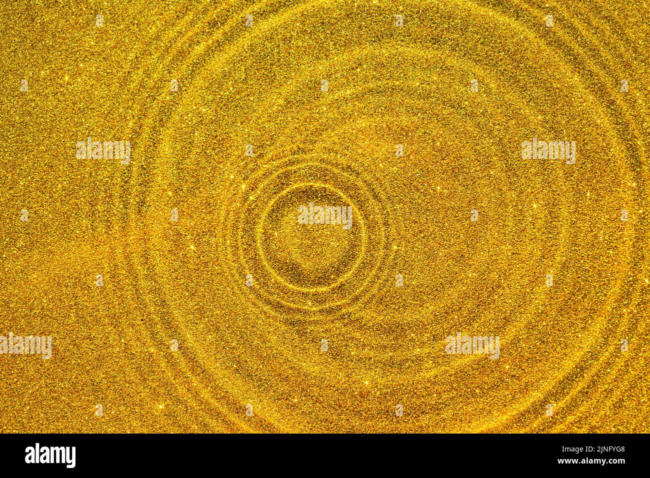 Abstract yellow background with golden sand texture underwater, with ...