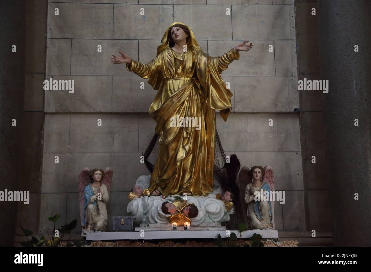 Statue of Virgin Mary's Assumption into Heaven by Gabriel Joucla in ...