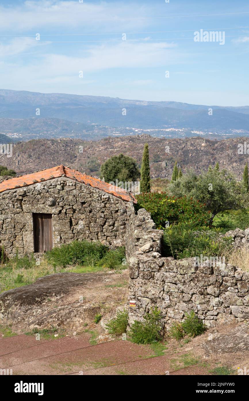 Sortelha Village and Landscape; Portugal Stock Photo - Alamy