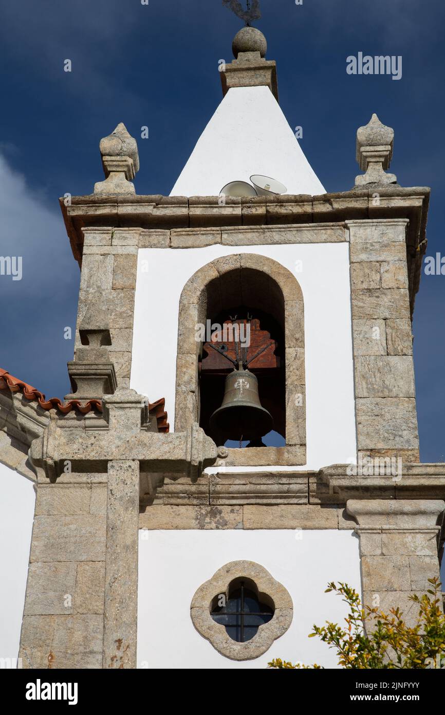 Church Tower in Linhares da Beira; Portugal Stock Photo - Alamy