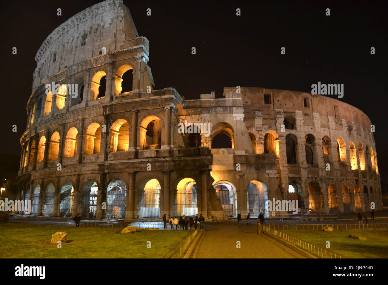 Rome at night Stock Photo - Alamy