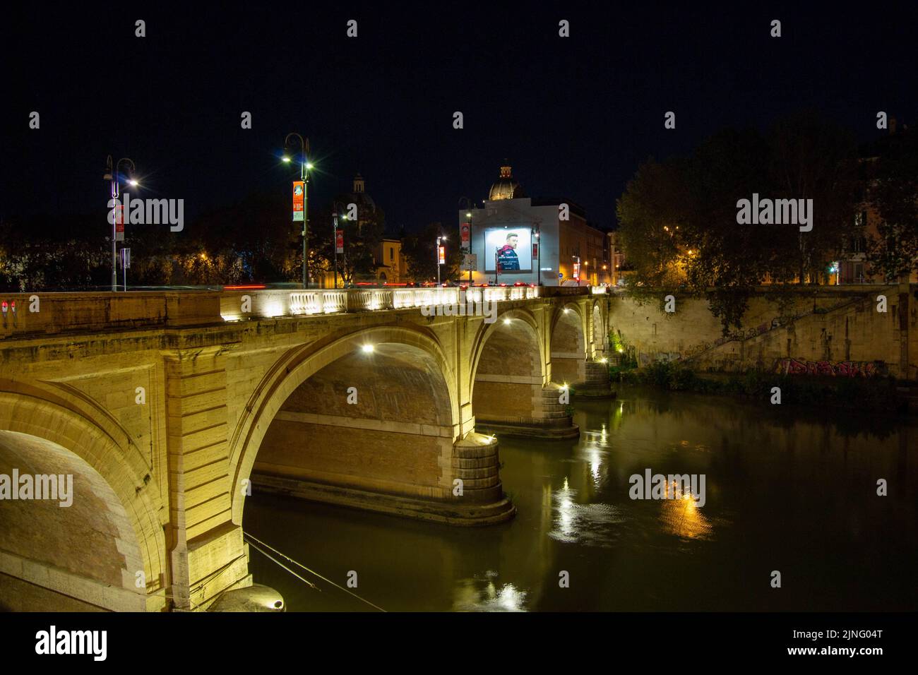Rome at night Stock Photo - Alamy