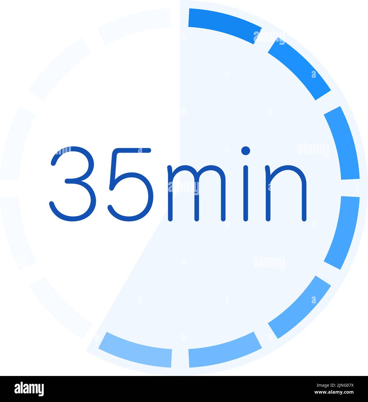 Estimated time required icon vector illustration Stock Vector Image ...