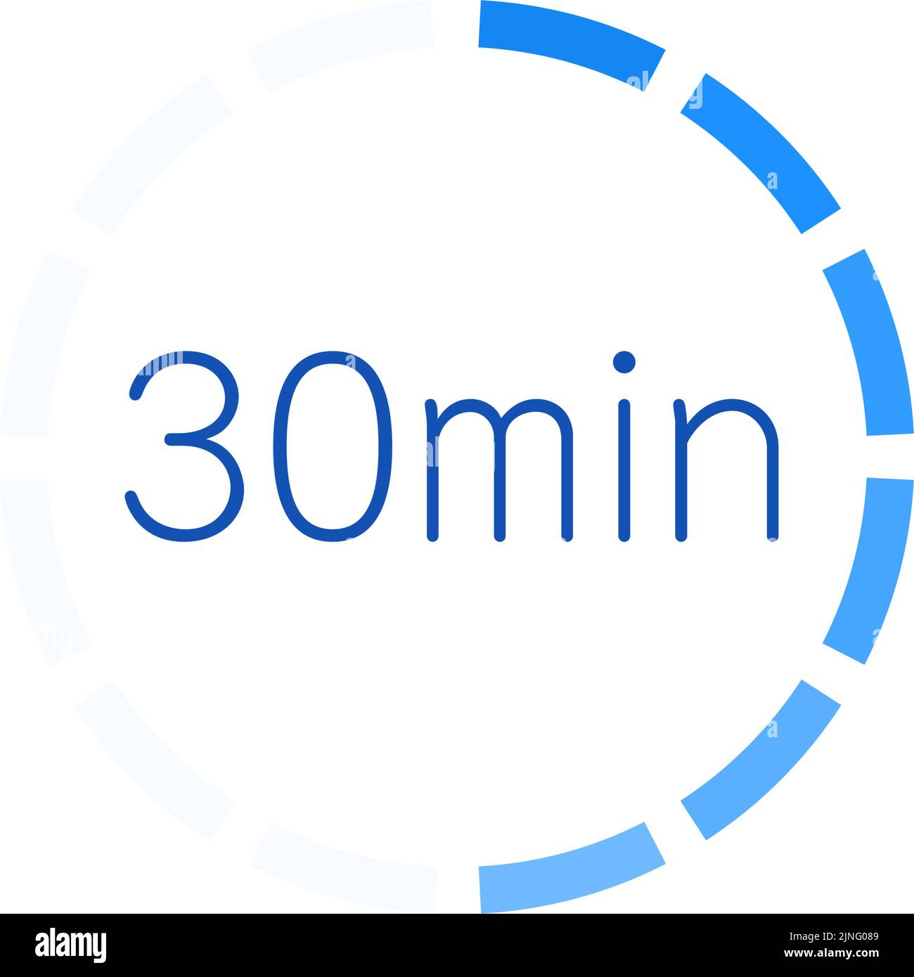 Estimated time required icon vector illustration Stock Vector Image ...