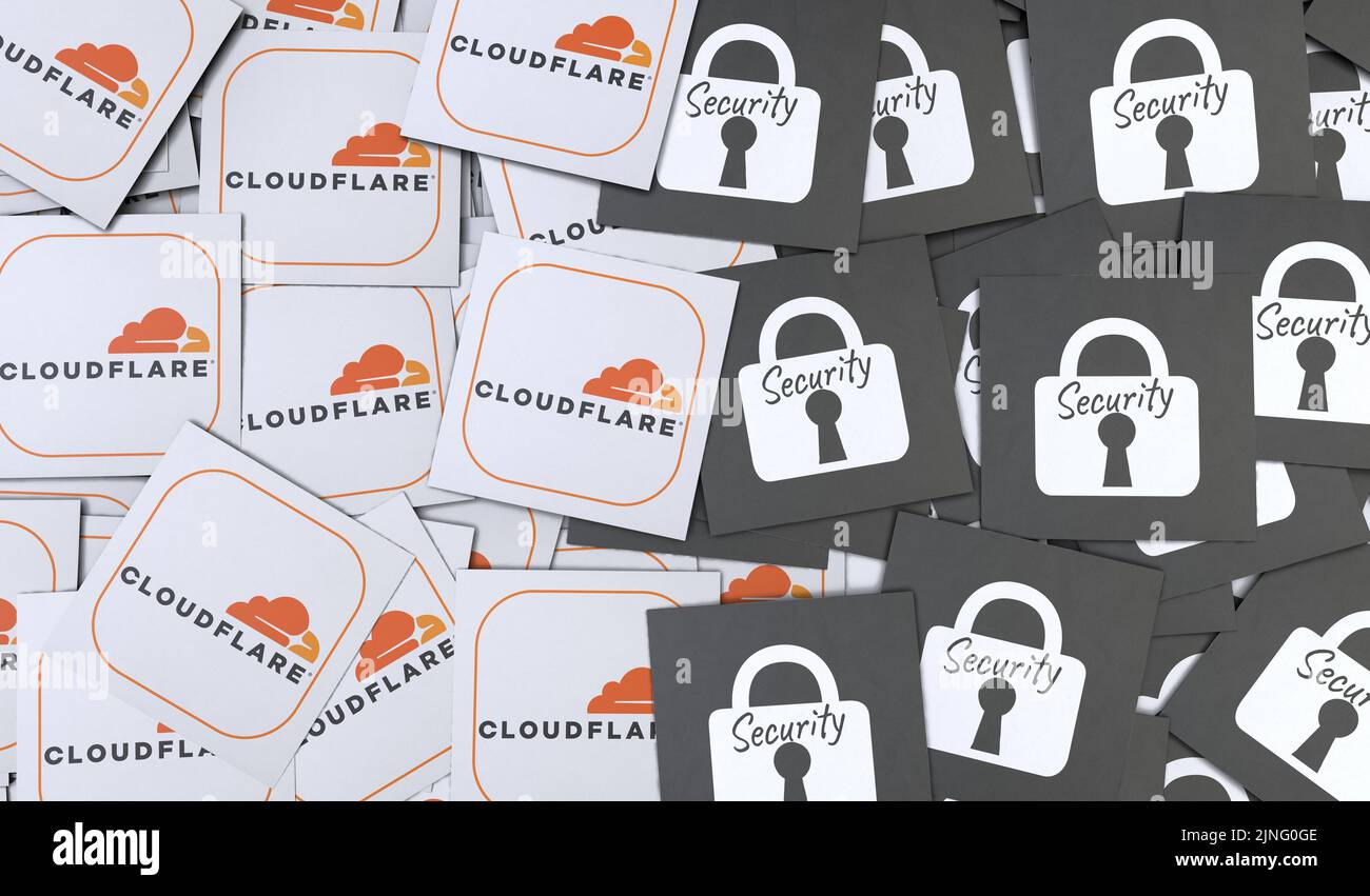 cloudflare, Social Media Background Stock Photo - Alamy