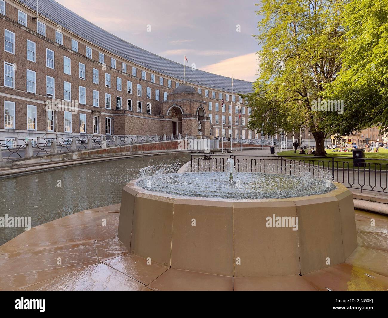 The old buildings of Bath city hall in England Stock Photo - Alamy
