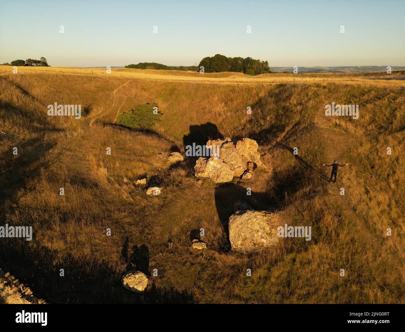Elephant Stone The Banbury Stone Kemerton Camp Iron Age hill fort ...