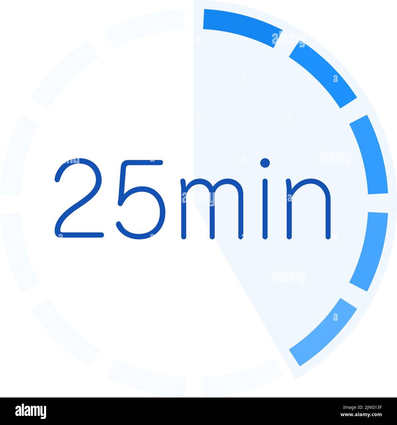 Estimated time required icon vector illustration Stock Vector Image ...