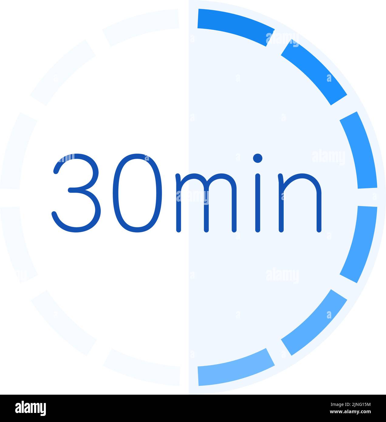 Estimated time required icon vector illustration Stock Vector Image ...