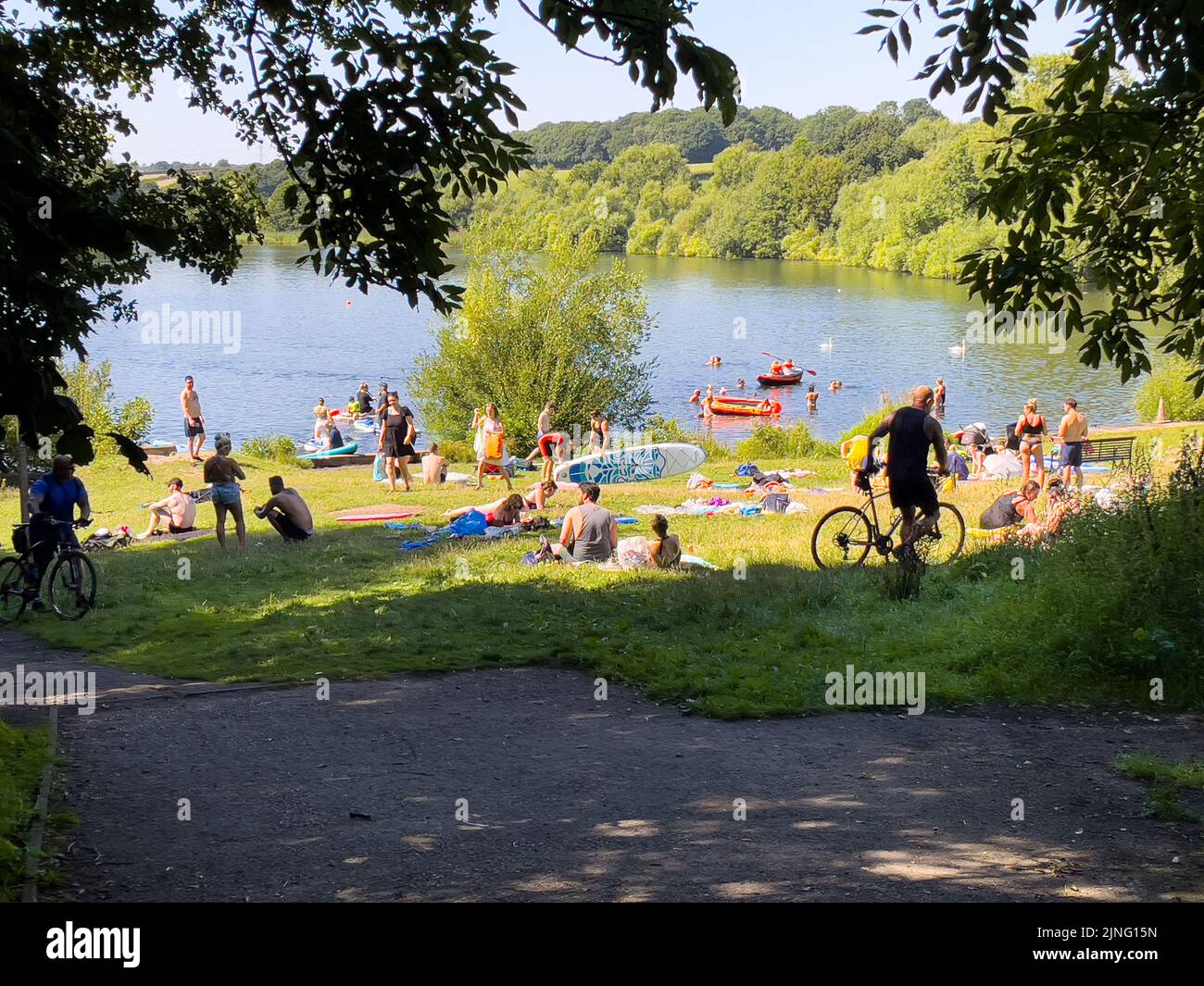 Pickmere, Knutsford, Cheshire, UK. August 11th 2022.. UK Heatwave ...