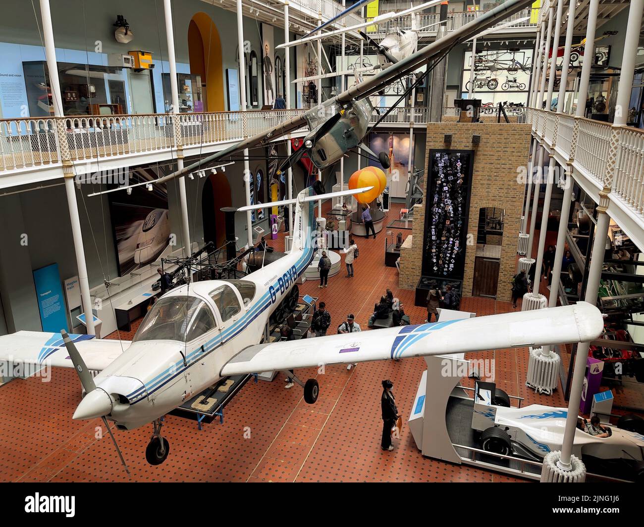 The inside view of the Edinburgh National History Museum Stock Photo ...