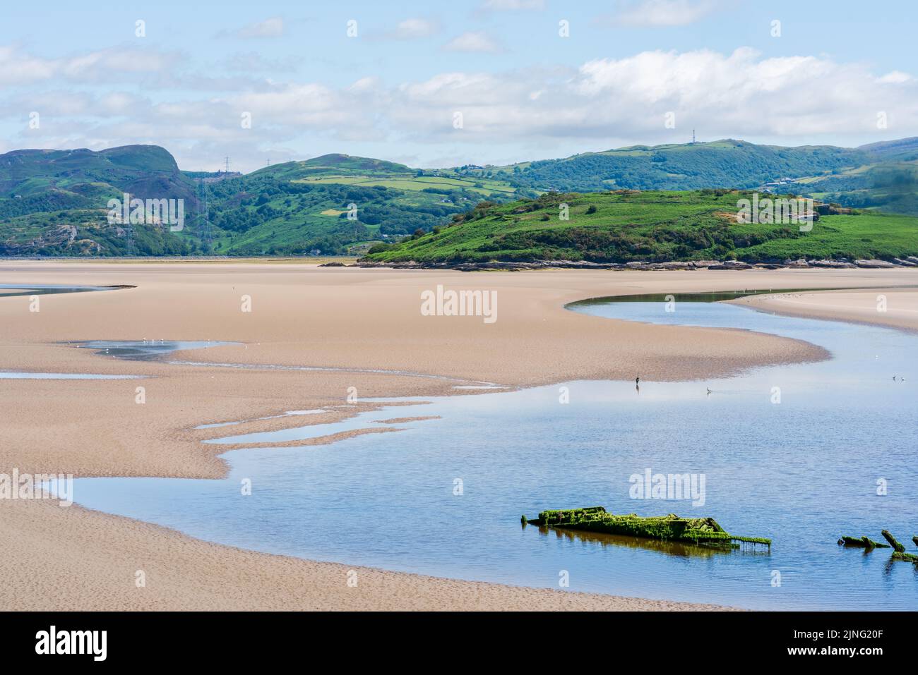 Dwyryd Estuary in Gwynedd, North Wales, UK Stock Photo - Alamy