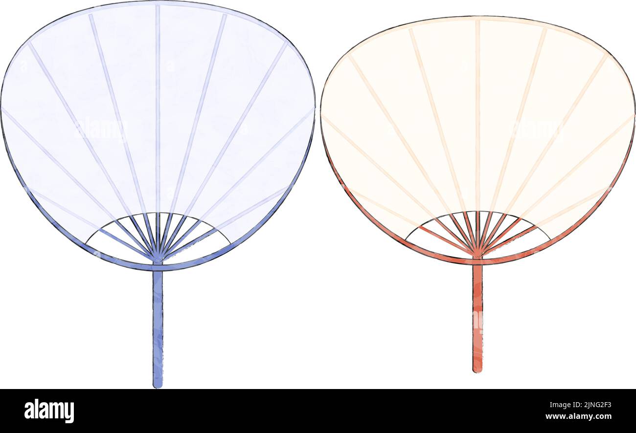 Fan, plain Japanese paper style Stock Vector Image & Art - Alamy