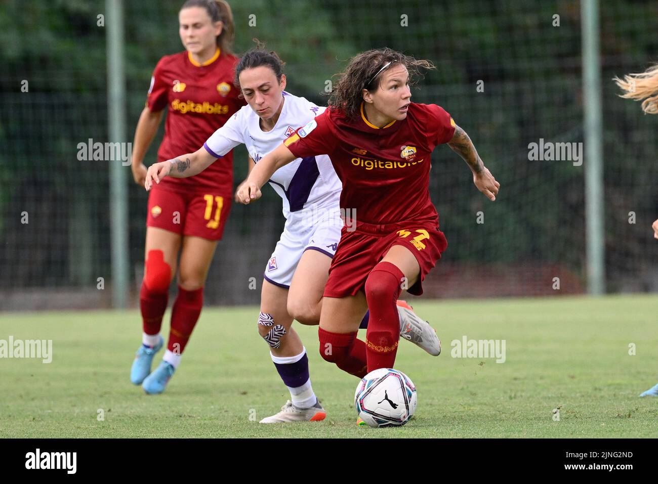 Rome, Italy. 11th Aug, 2022. Elena Linari (AS Roma Women) during the ...