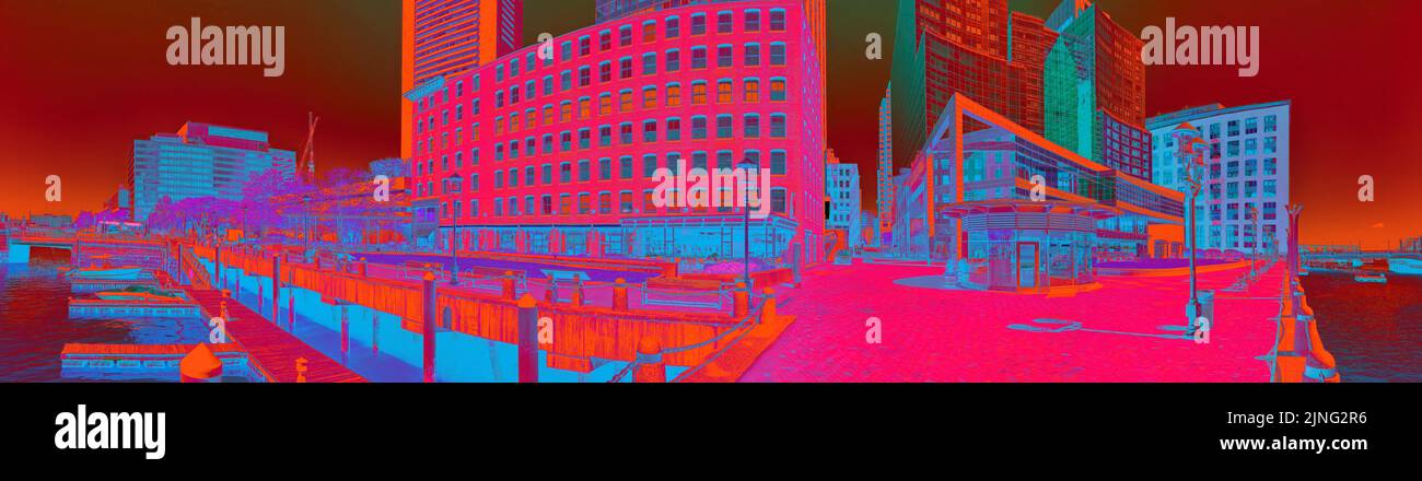 The Seaport/Innovation District in the South Boston neighborhood in ...