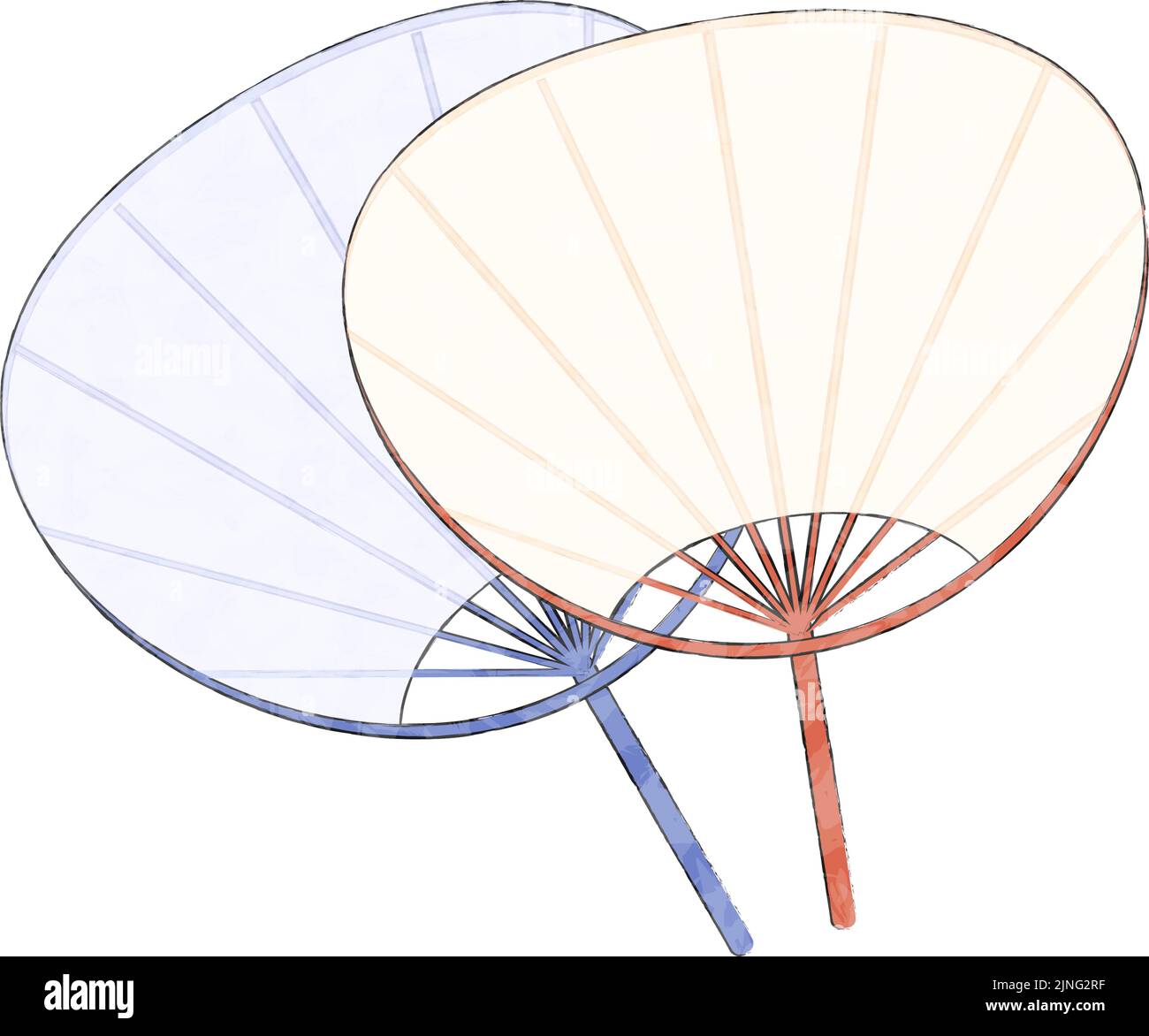 Fan, plain Japanese paper style Stock Vector Image & Art - Alamy