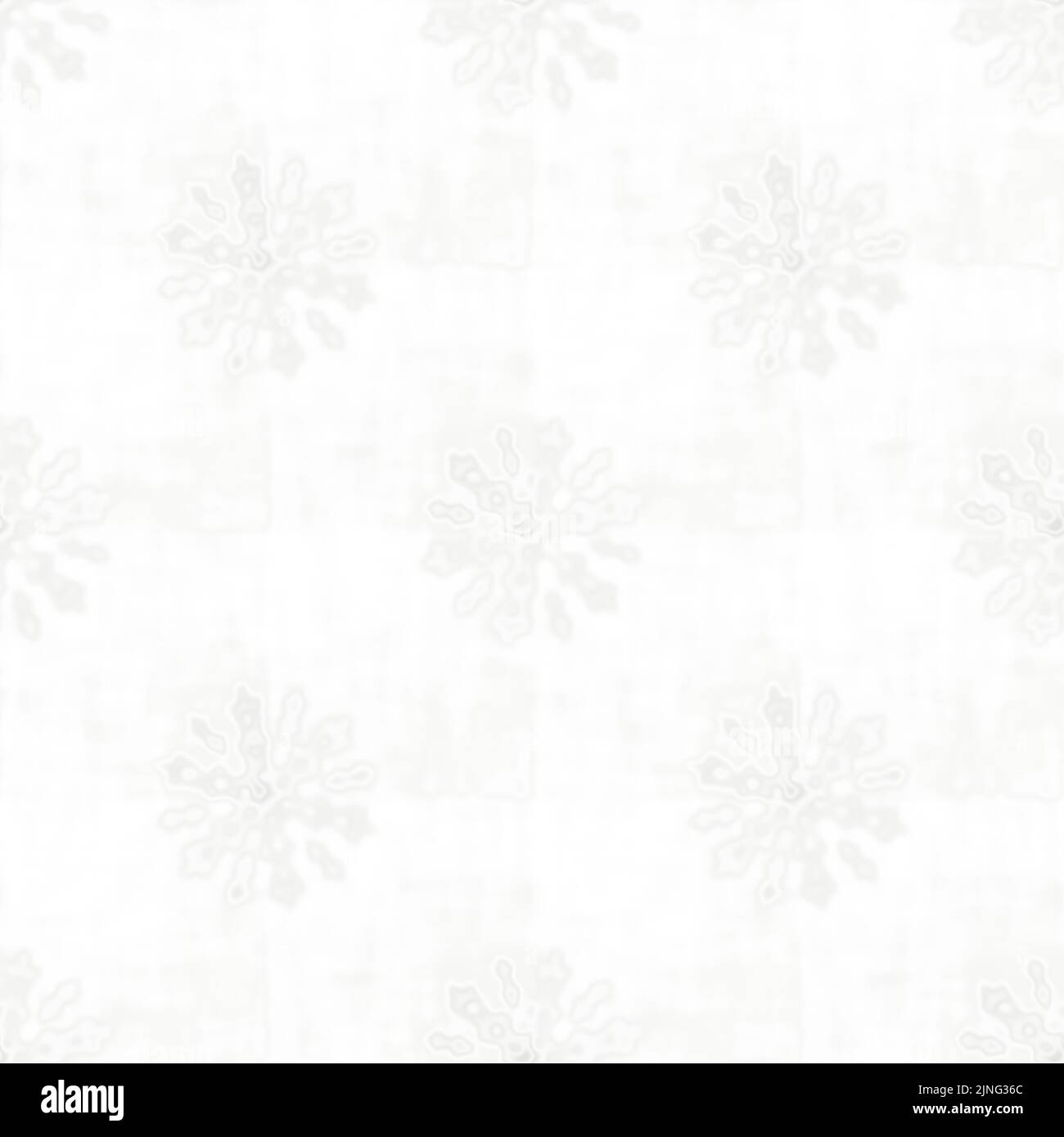 Soft white on white snow flake pattern background. Simple minimal ice ...