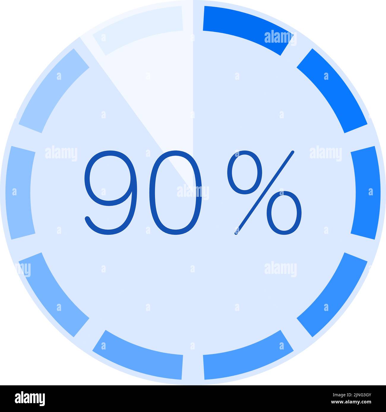 Graph with memory gauge, blue Stock Vector Image & Art - Alamy