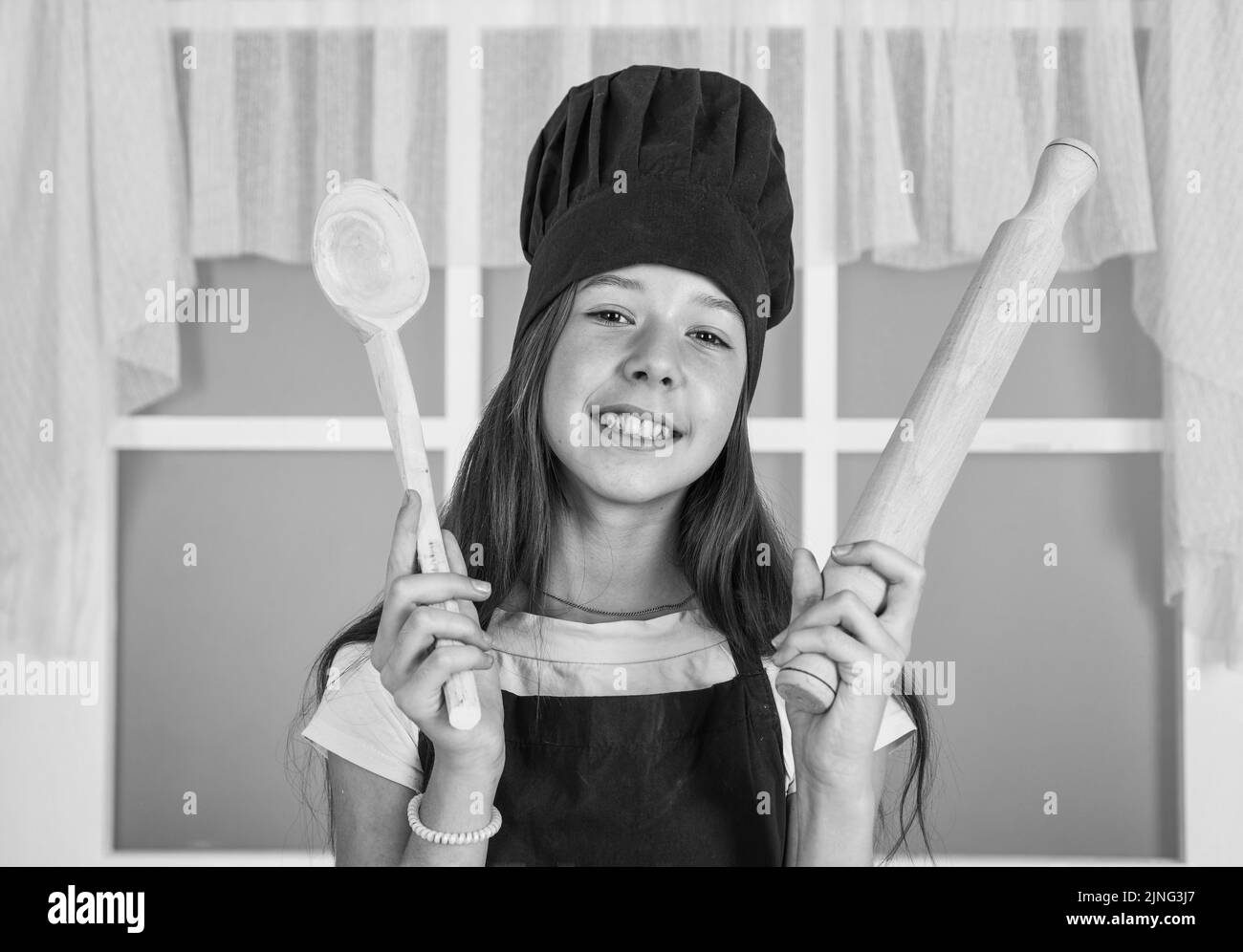 Dinner pause. cooking food for dinner. happy childhood development ...