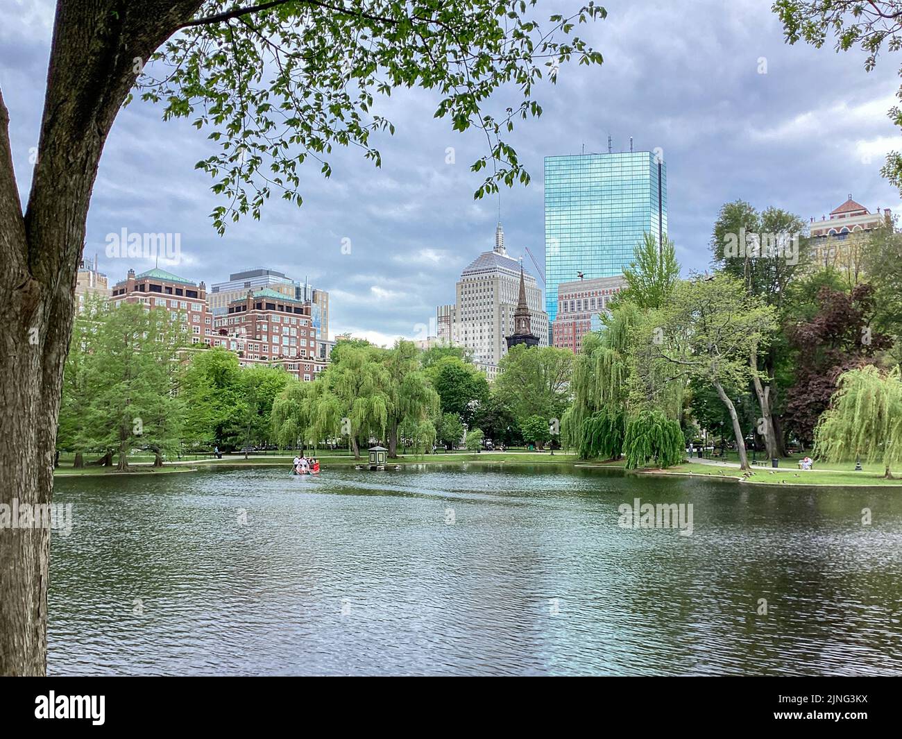 Boston public garden four seasons hi-res stock photography and images ...