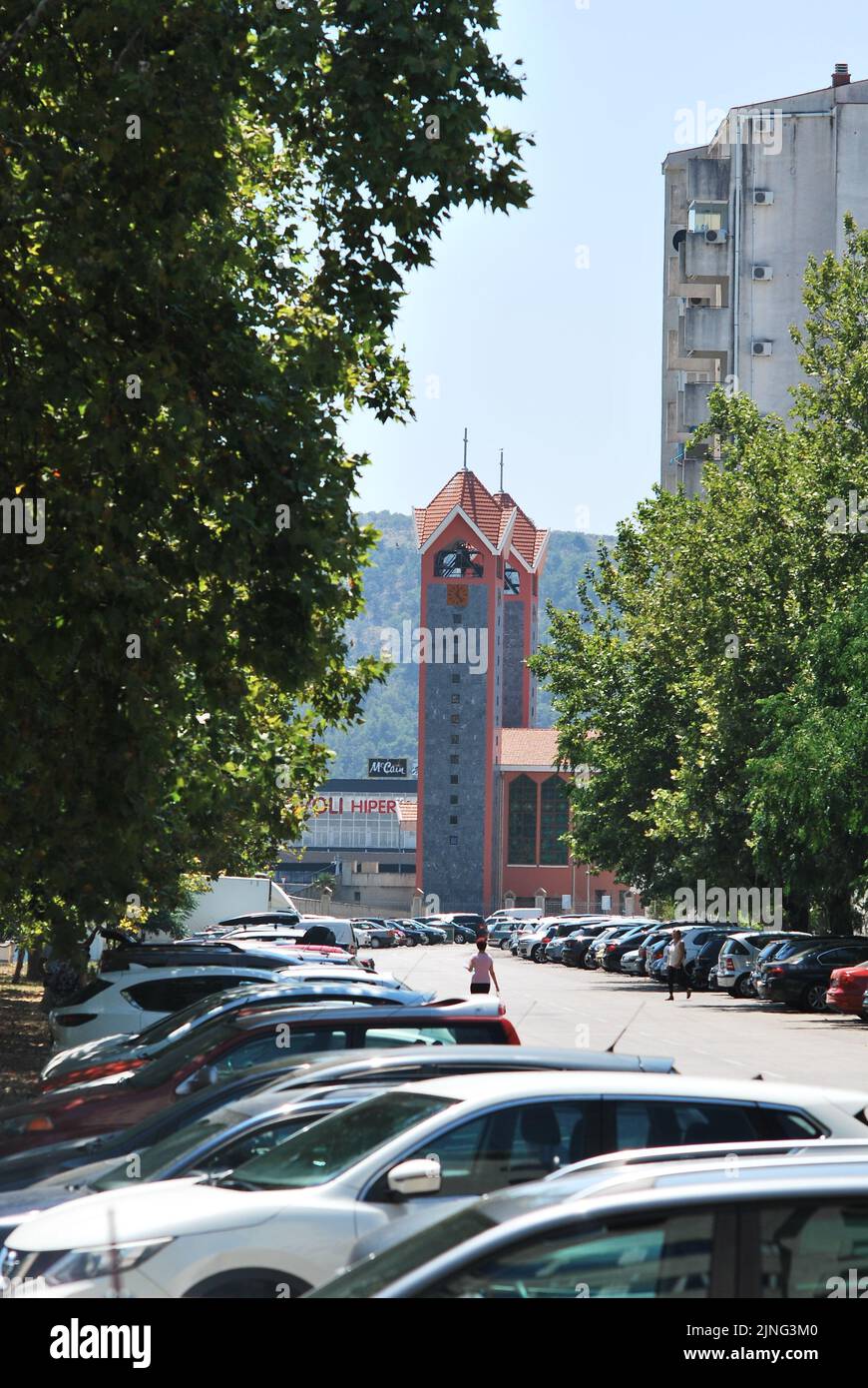 Street of Bar city of Montenegro Stock Photo - Alamy