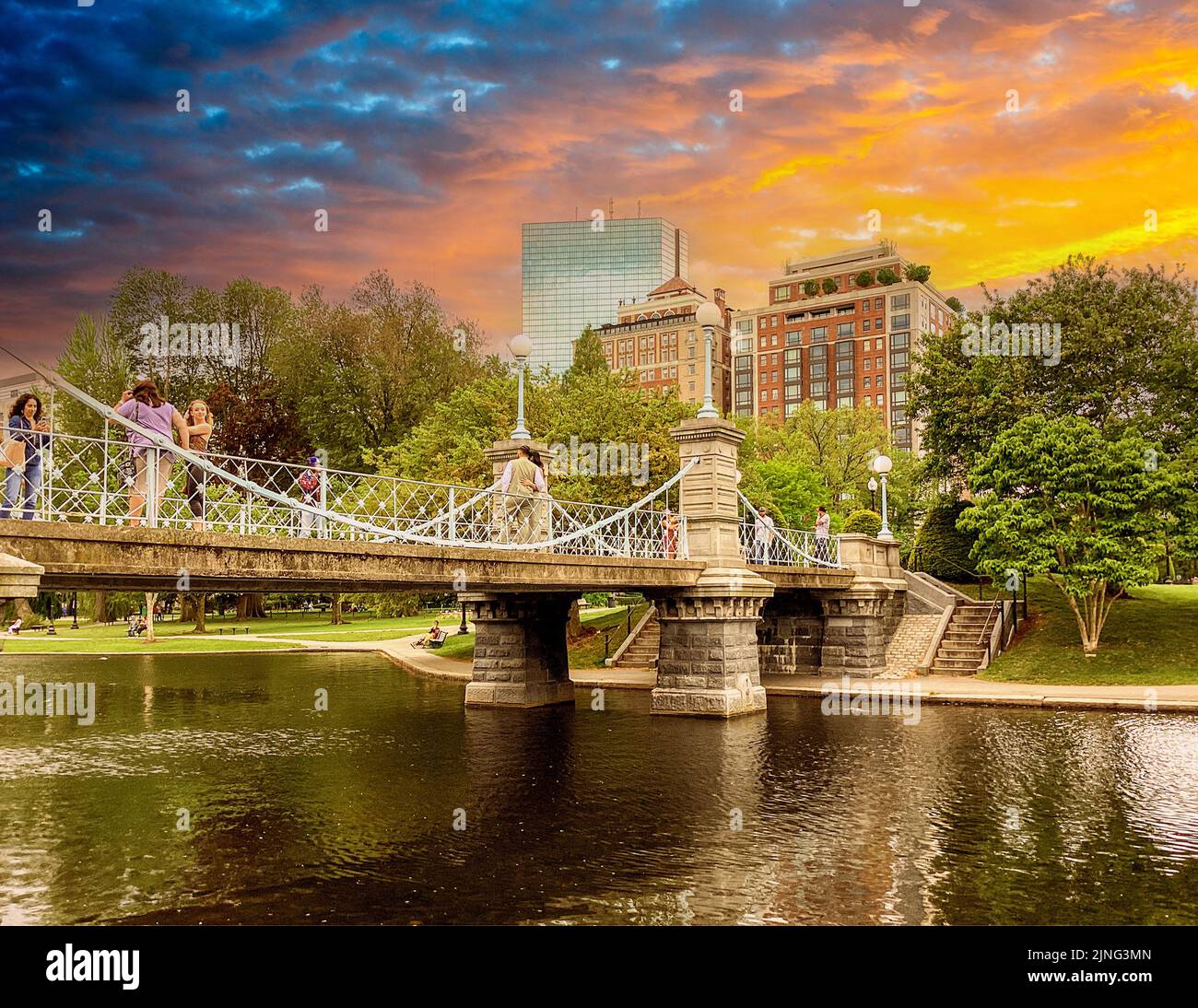 Bridge in boston common hi-res stock photography and images - Alamy