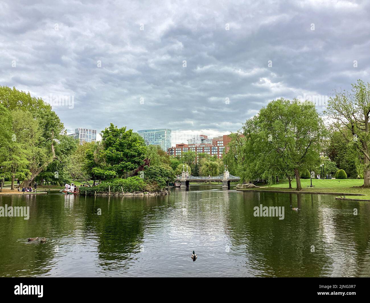 Boston public garden four seasons hi-res stock photography and images ...