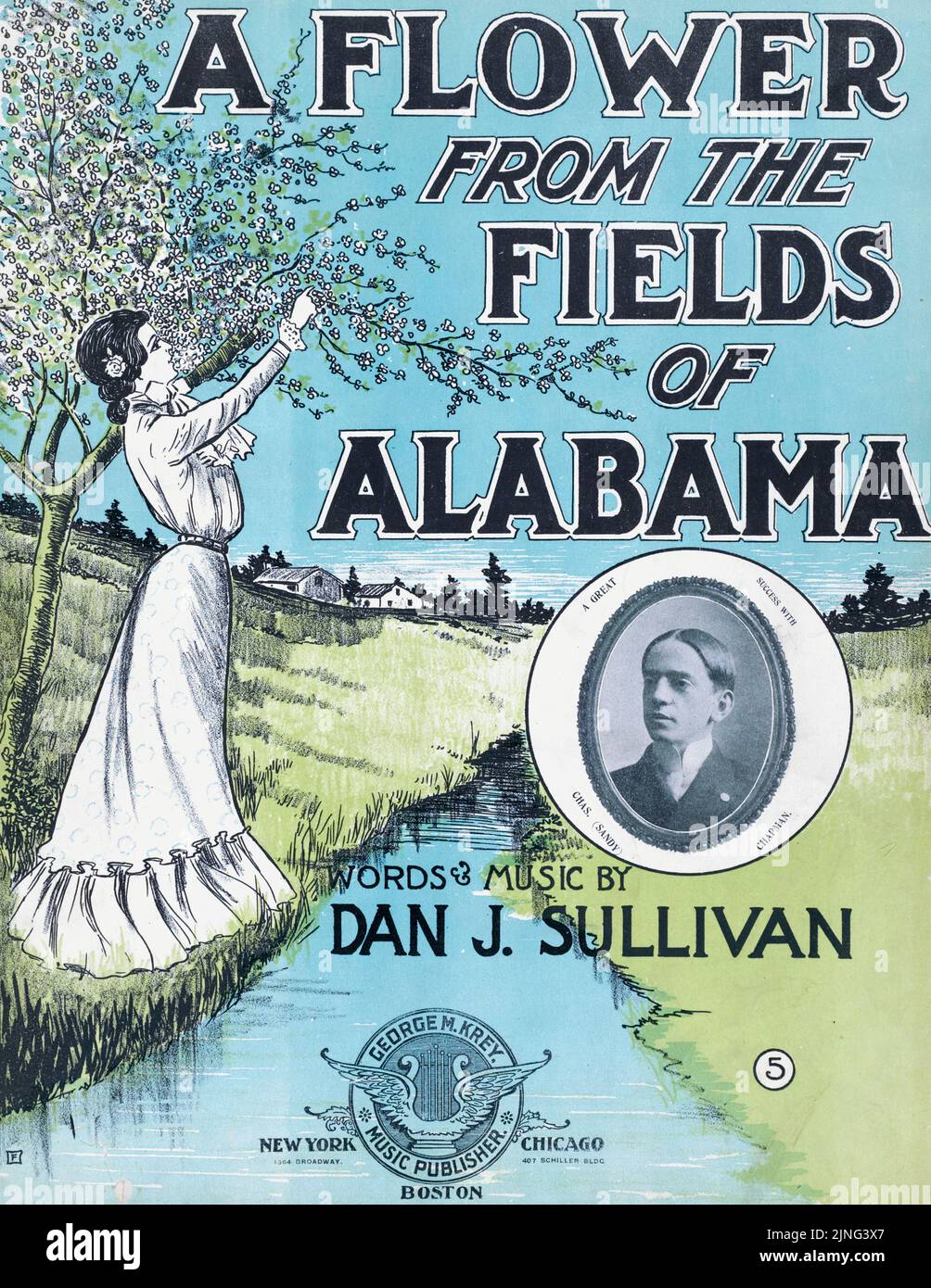A flower from the fields of Alabama (1901) Words and Music by Dan J ...