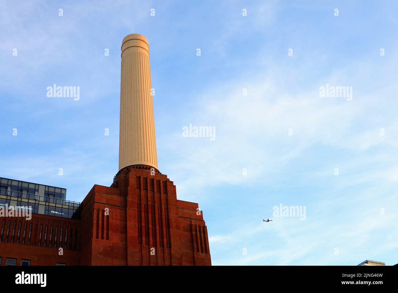 A low-angle view of the Battersea Power Station Stock Photo - Alamy