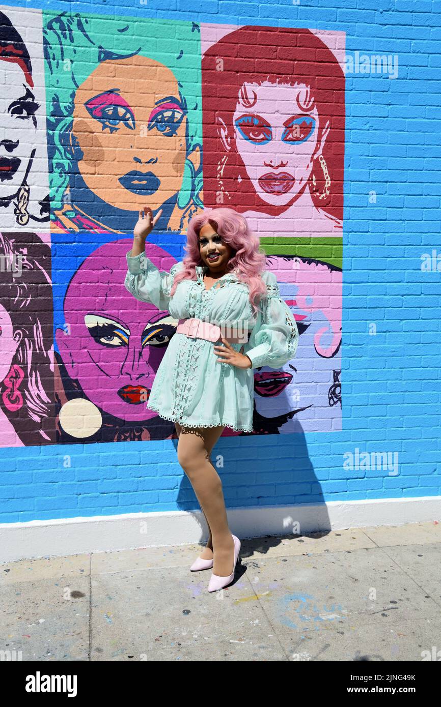 USA. 10th Aug, 2022. Deja Skye poses at the "RuPaul's Drag Race" cast ...