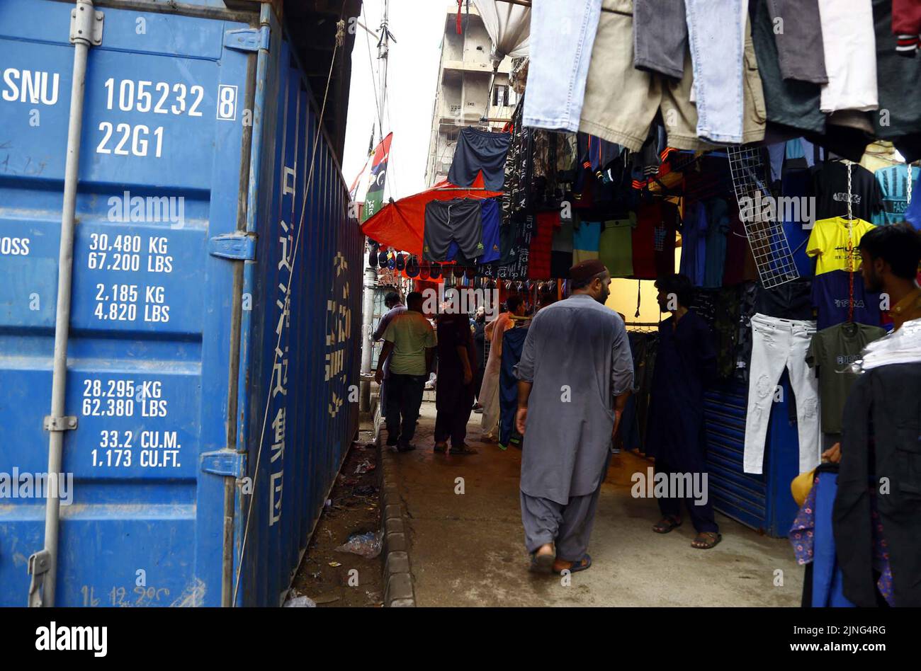 Containers used in Ashura mourning procession in connection of 10th ...