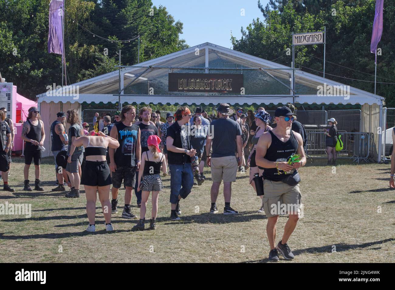 Catton Park, United Kingdom. 11th Aug, 2022. First crowds through the ...