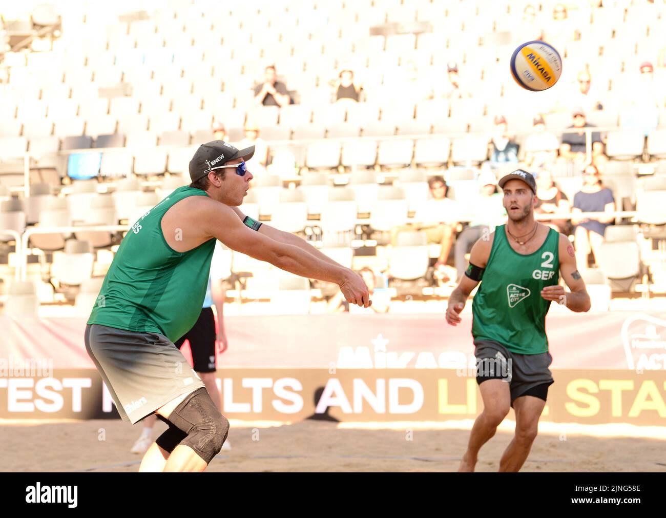 Hamburg, Germany. 11th Aug, 2022. Beach Volleyball, Beach Pro Tour at ...