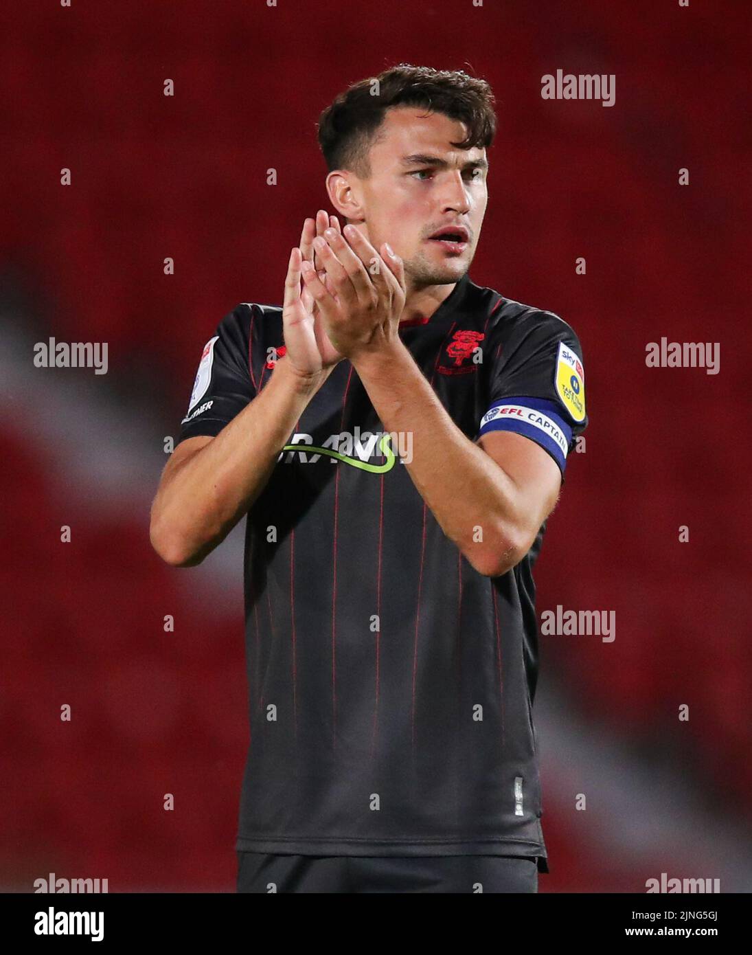 Lincoln City's Regan Poole during the Carabao Cup, first round match at ...