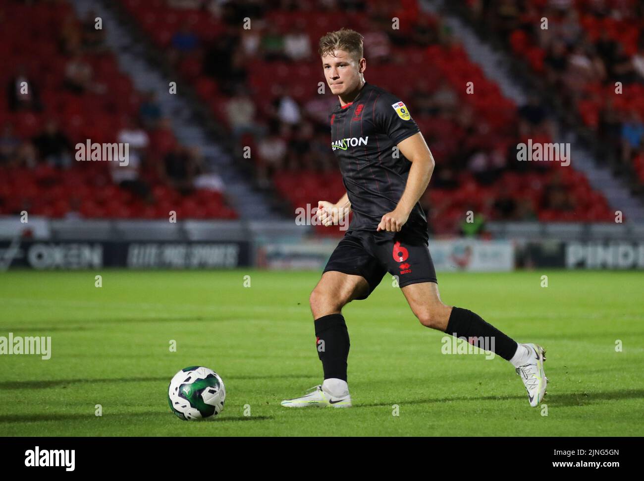 Lincoln City's Max Sander during the Carabao Cup, first round match at ...