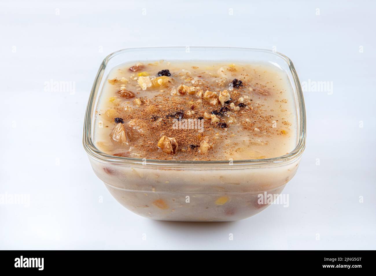 Traditional Turkish dessert called "Aşure" also known as Ashura, Asure ...