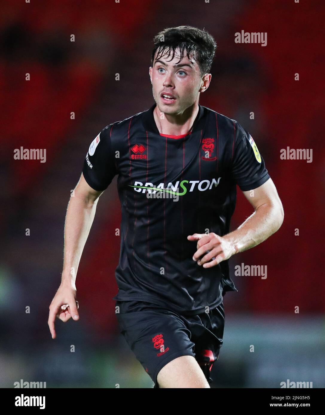 Lincoln City's Sean Roughan during the Carabao Cup, first round match ...
