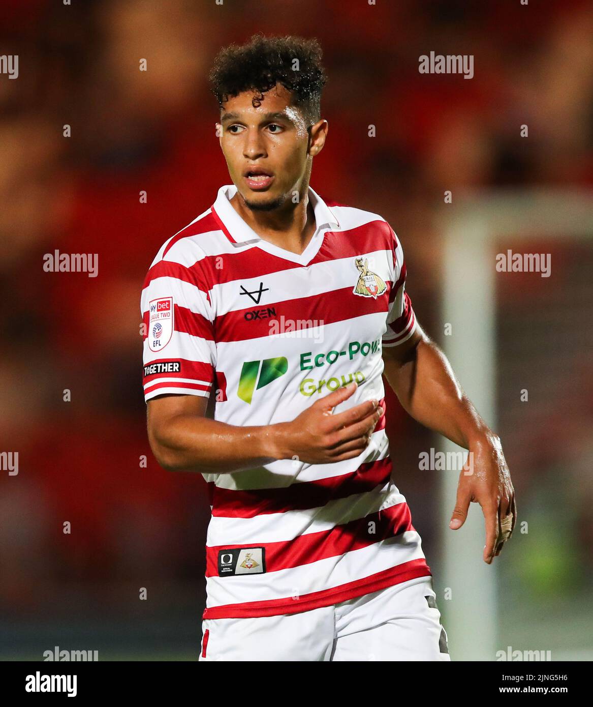 Doncaster Rovers' Kyle Knoyle during the Carabao Cup, first round match ...