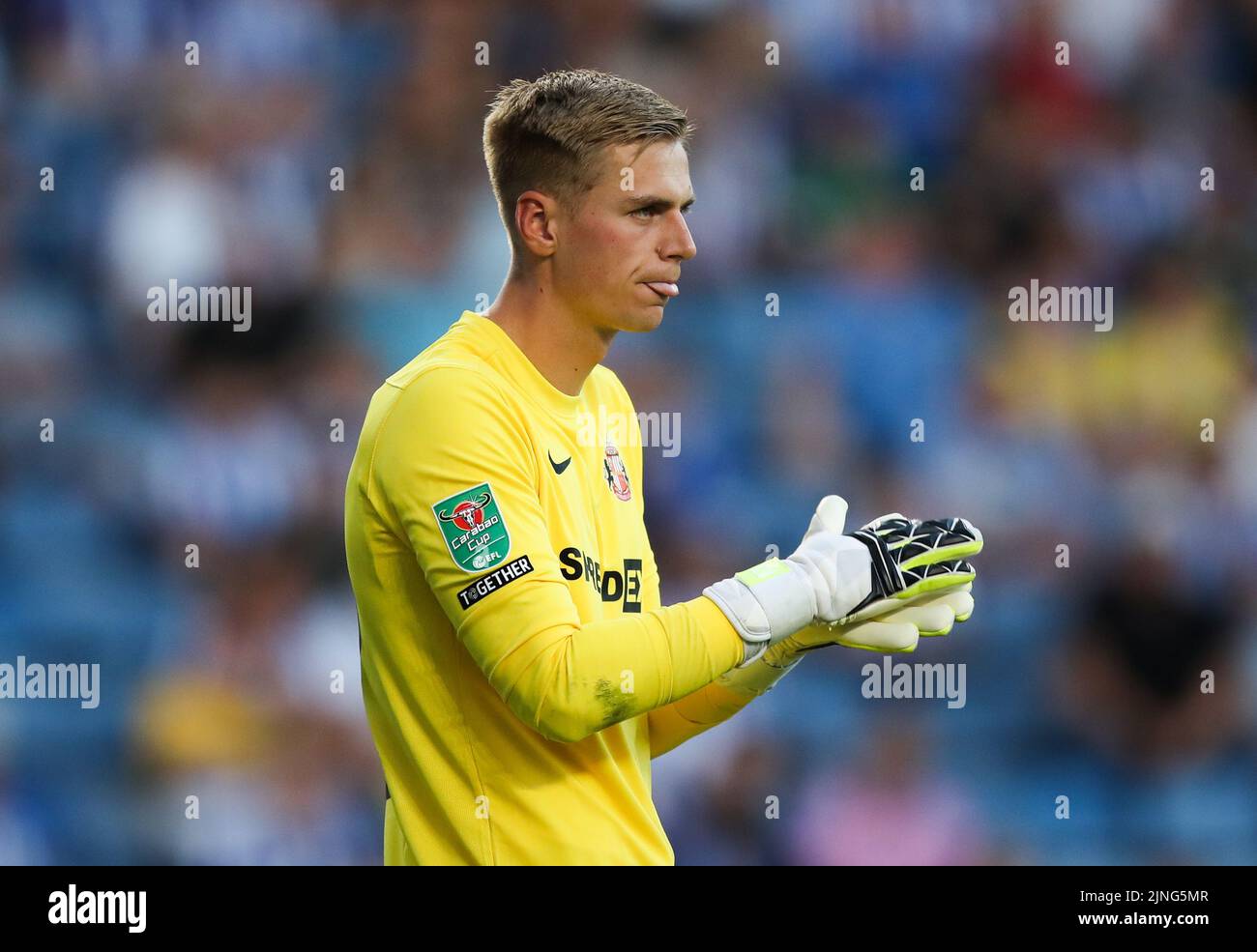 Sunderland goalkeeper Alex Bass during the Carabao Cup, first round ...