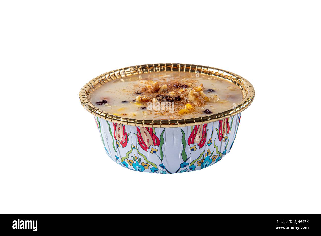 Traditional Turkish dessert called "Aşure" also known as Ashura, Asure ...