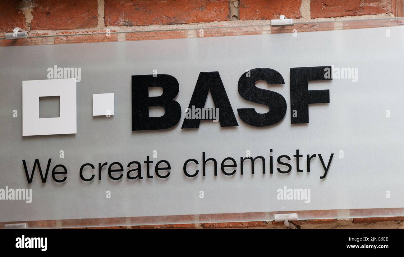 Berlin, Deutschland. 04th Feb, 2022. The logo of the company BASF at ...
