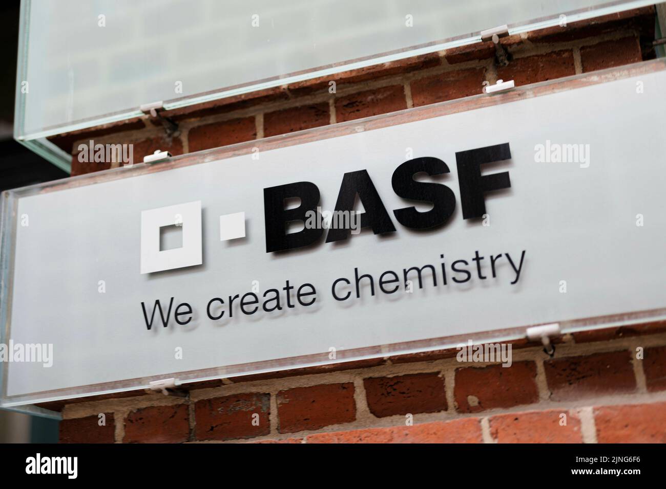 Berlin, Deutschland. 04th Feb, 2022. The logo of the company BASF at ...