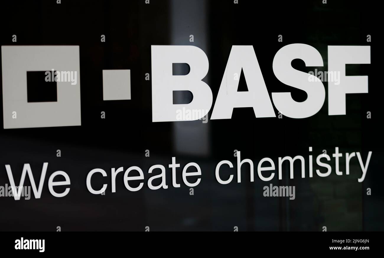 Berlin, Deutschland. 04th Feb, 2022. The logo of the company BASF at ...