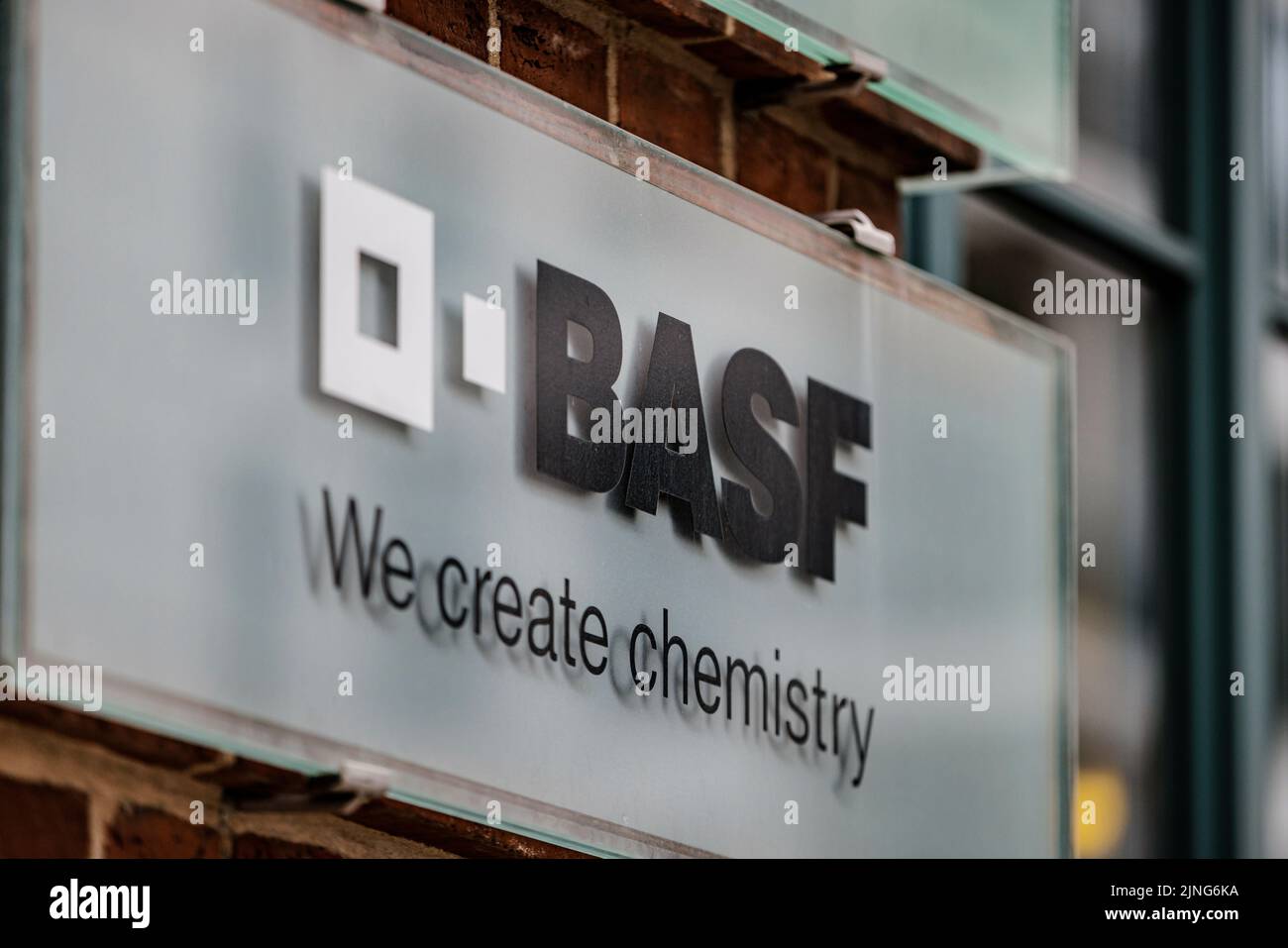 Berlin, Deutschland. 04th Feb, 2022. The logo of the company BASF at ...