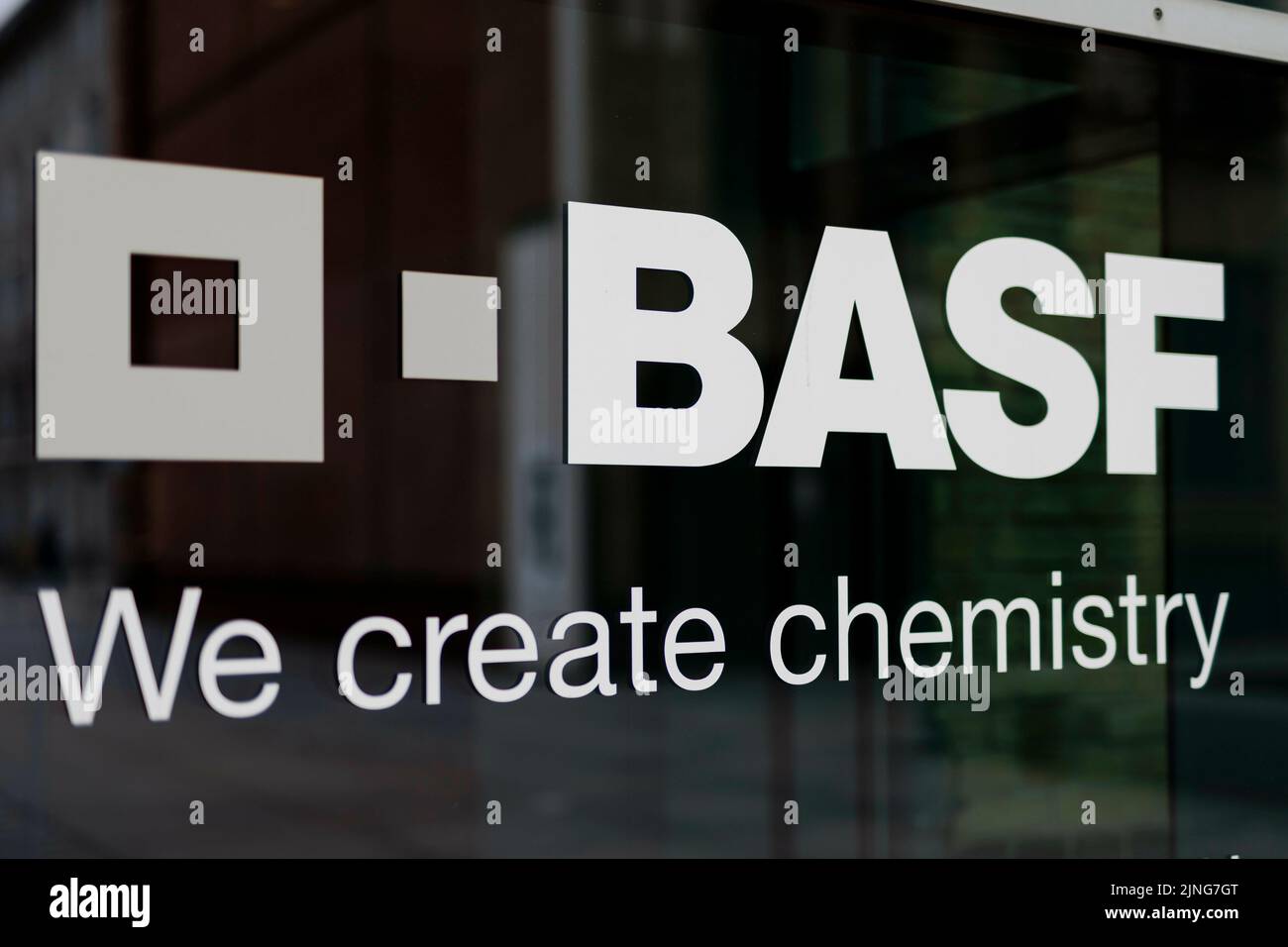 Berlin, Deutschland. 04th Feb, 2022. The logo of the company BASF at ...