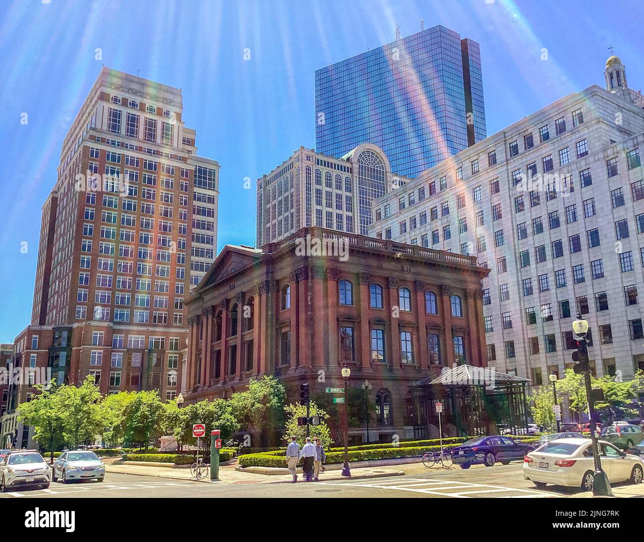 Back Bay in Boston, Massachusetts Stock Photo - Alamy