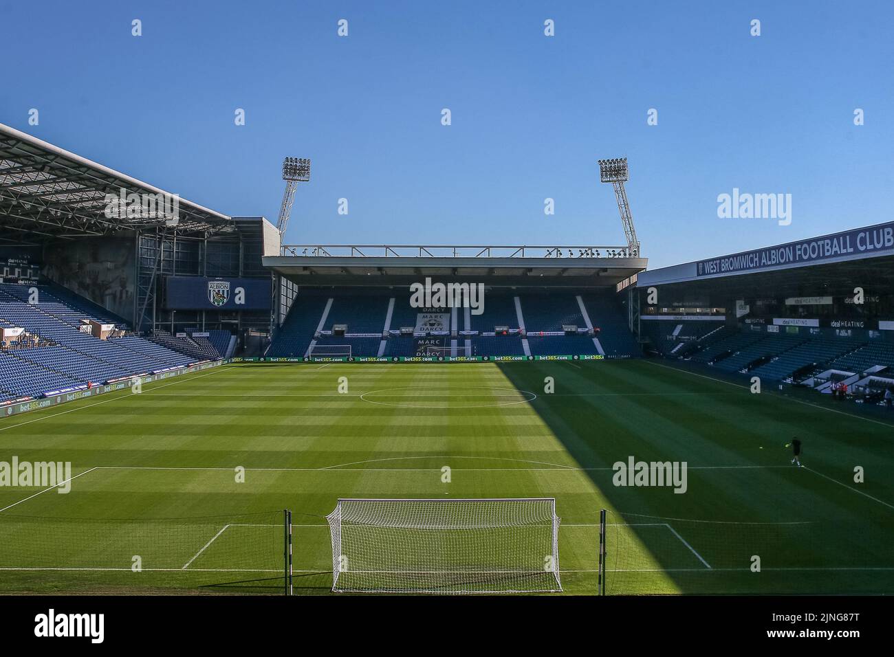 General view inside of The Hawthorns, home of West Bromwich Albion ...