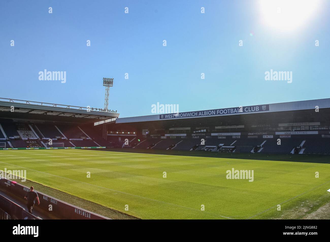 General view inside of The Hawthorns, home of West Bromwich Albion ...